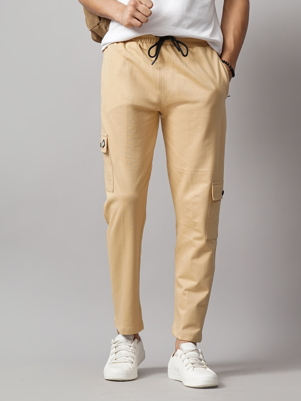 Buy Offset Cream Knitted Cargo for Men – Paul Street